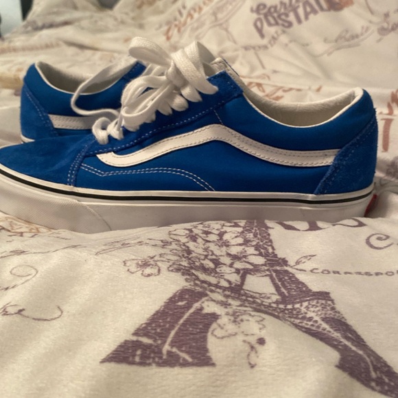 Vans | Shoes | Old Skool Blue Vans | Poshmark